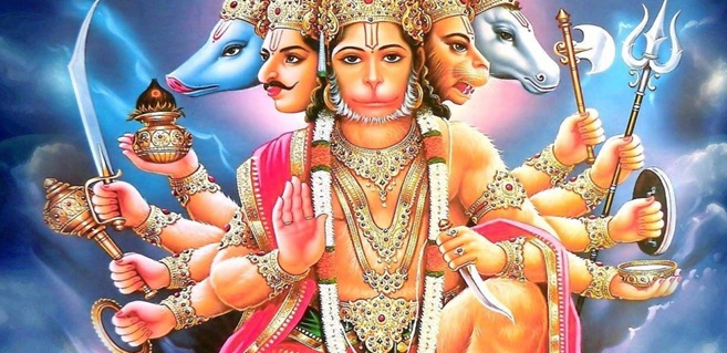 Panchmukhi Hanuman - Five Face Hanuman With 5 Divine Qualities