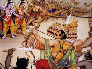 Ravana - The 10 Headed Demon king of Lanka in Epic Ramayana