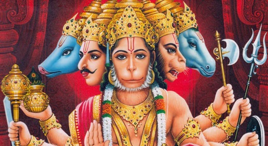 Panchmukhi Hanuman - Five Face Hanuman With 5 Divine Qualities